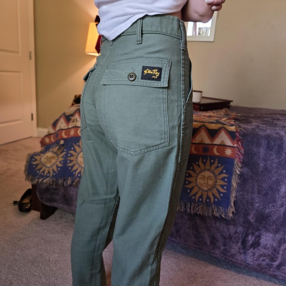 Stan Ray Olive Green Utility Pants - Gem